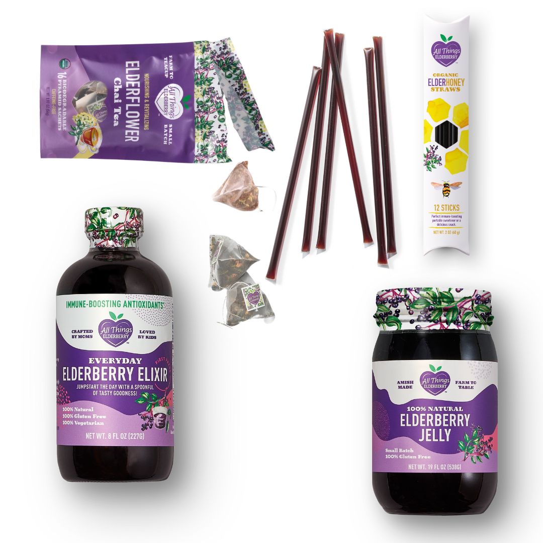 Energy Boosters | Elderberry Elixir, Jelly, Tea, & Honey – All Things Elderberry