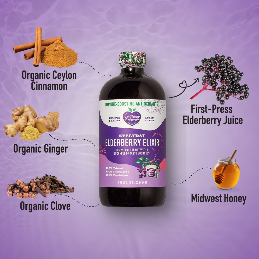 Elderberry Elixir Immune Support | All Things Elderberry